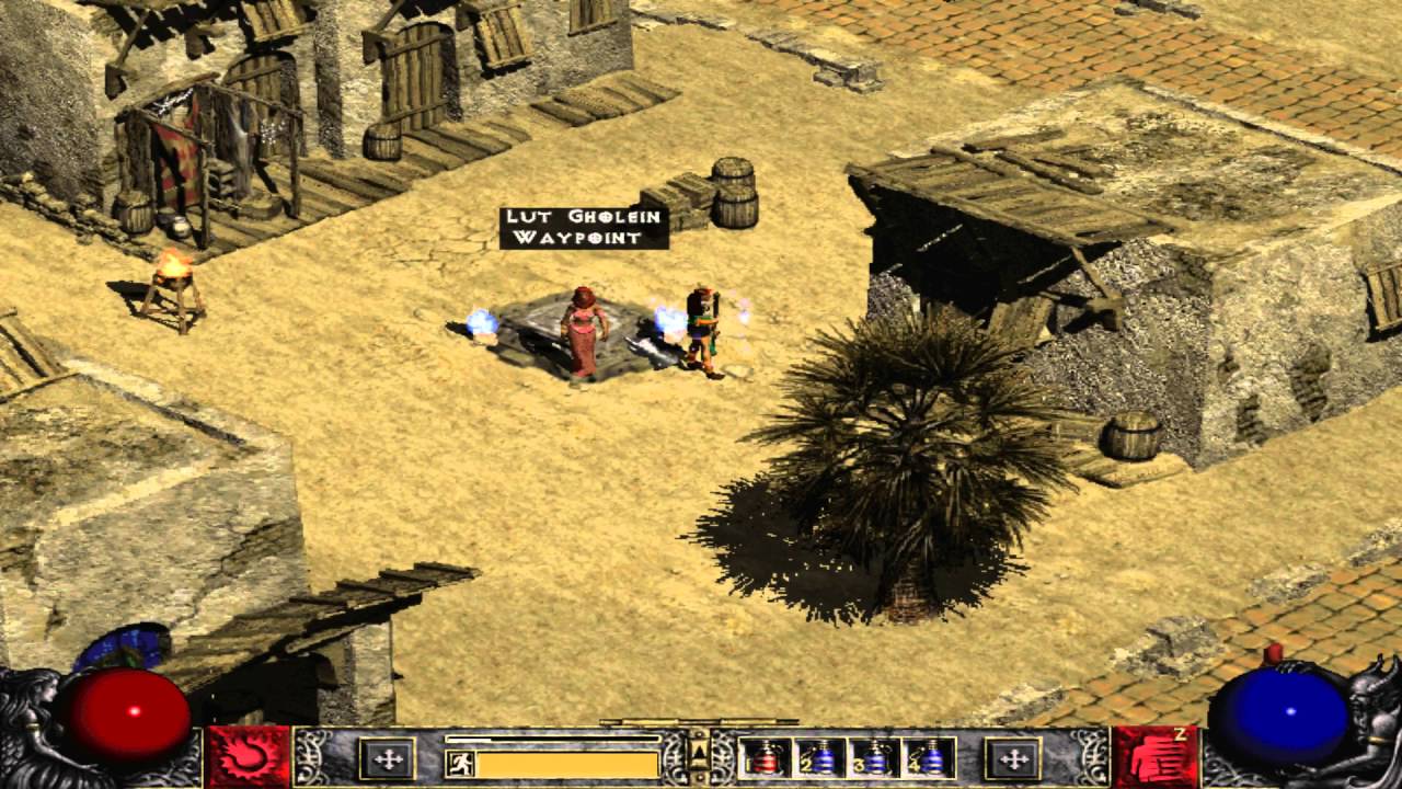 Someone walking on my waypoint - Diablo 2 - YouTube