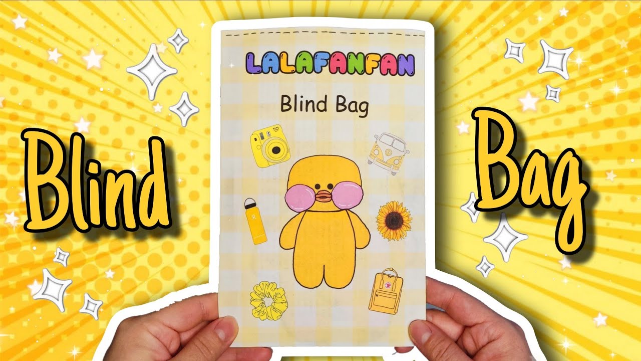 Lalafanfan 🎀 Blind Bag Paper 🎀 Unboxing ASMR | PAPER DUCK 🦆 💛 PATITO DE ...