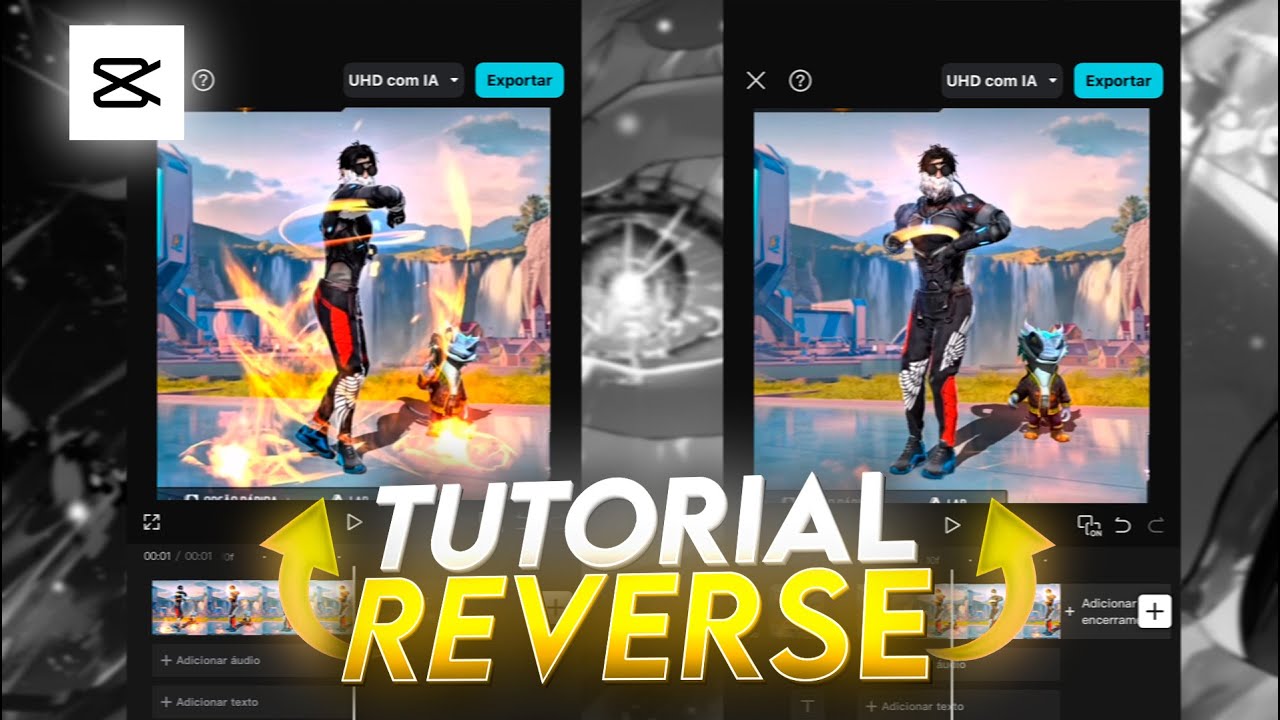 COMO FAZER EFEITO REVERSE PRA EDIT NO CAP CUT (FÁCIL) - YouTube