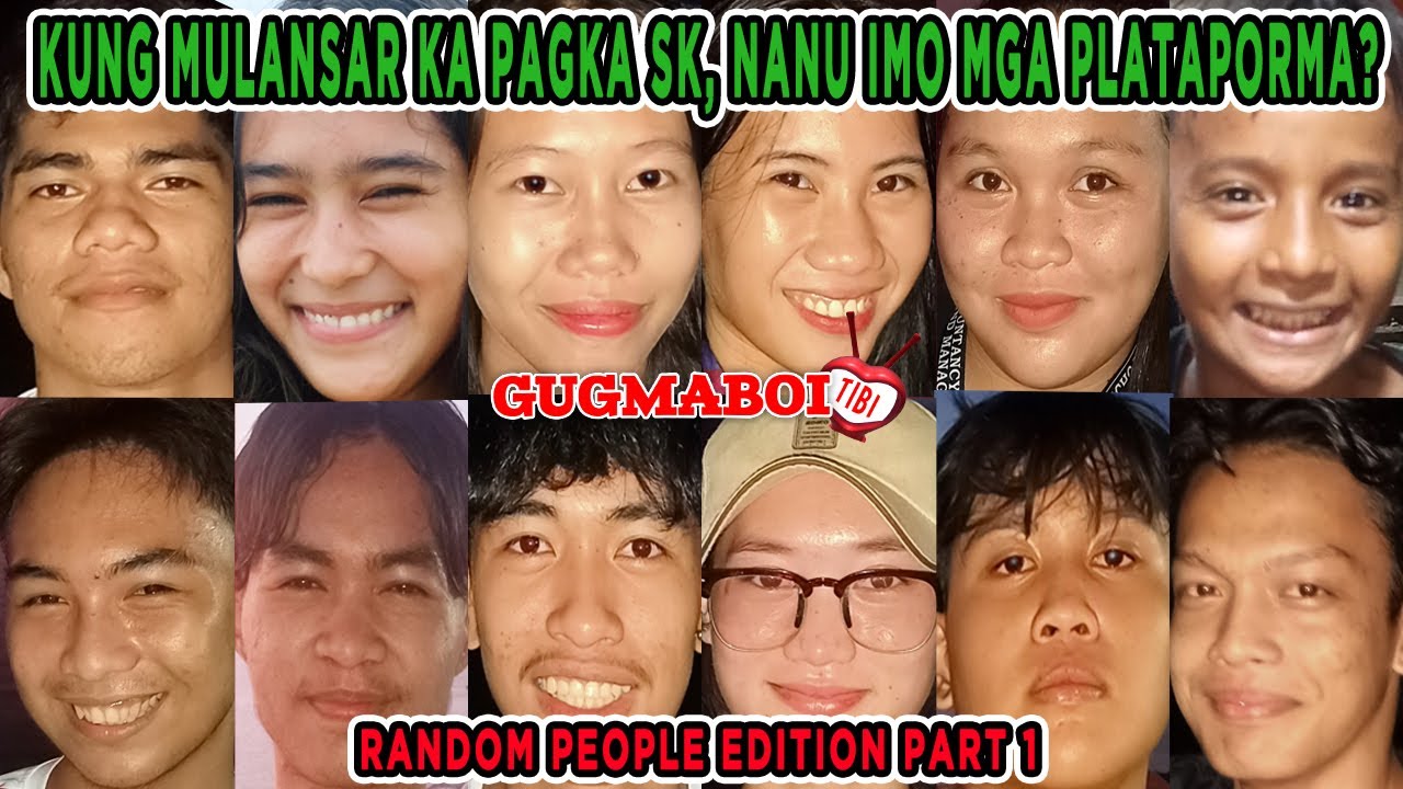 Kung tatakbo ka bilang SK, Ano ang mga plataporma mo? Random People Edition Part 1-Gugmaboi Tibi ...