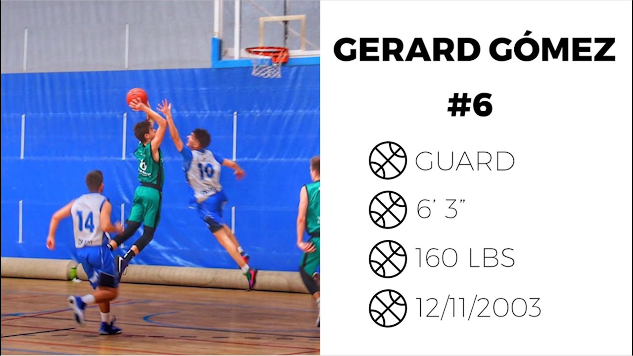 6' 3" GUARD - FALL21 - Gerard Gómez Highlights - YouTube