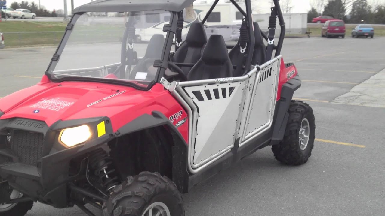 2012 Polaris Ranger RZR 4 800 Robby Gordon Edition with Pro Armor Doors ...