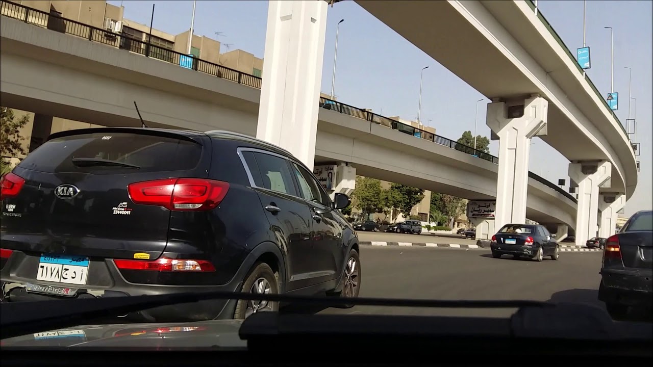 Cairo Driving Dash Cam: Video(9): Heading from Nasr City to New Cairo ...