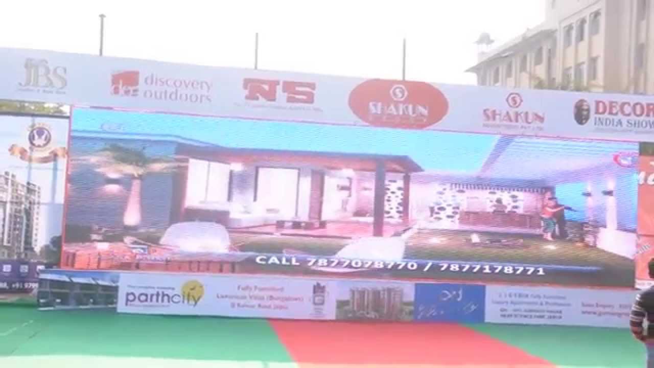 LED Branding at Decor India Show, 2014 - Jaipur, Rajasthan - YouTube