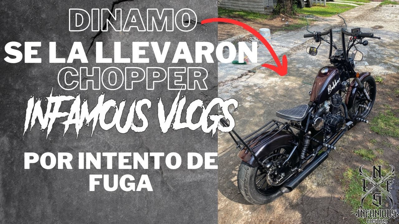 Dinamo chopper 250, se la llevaron !! - YouTube