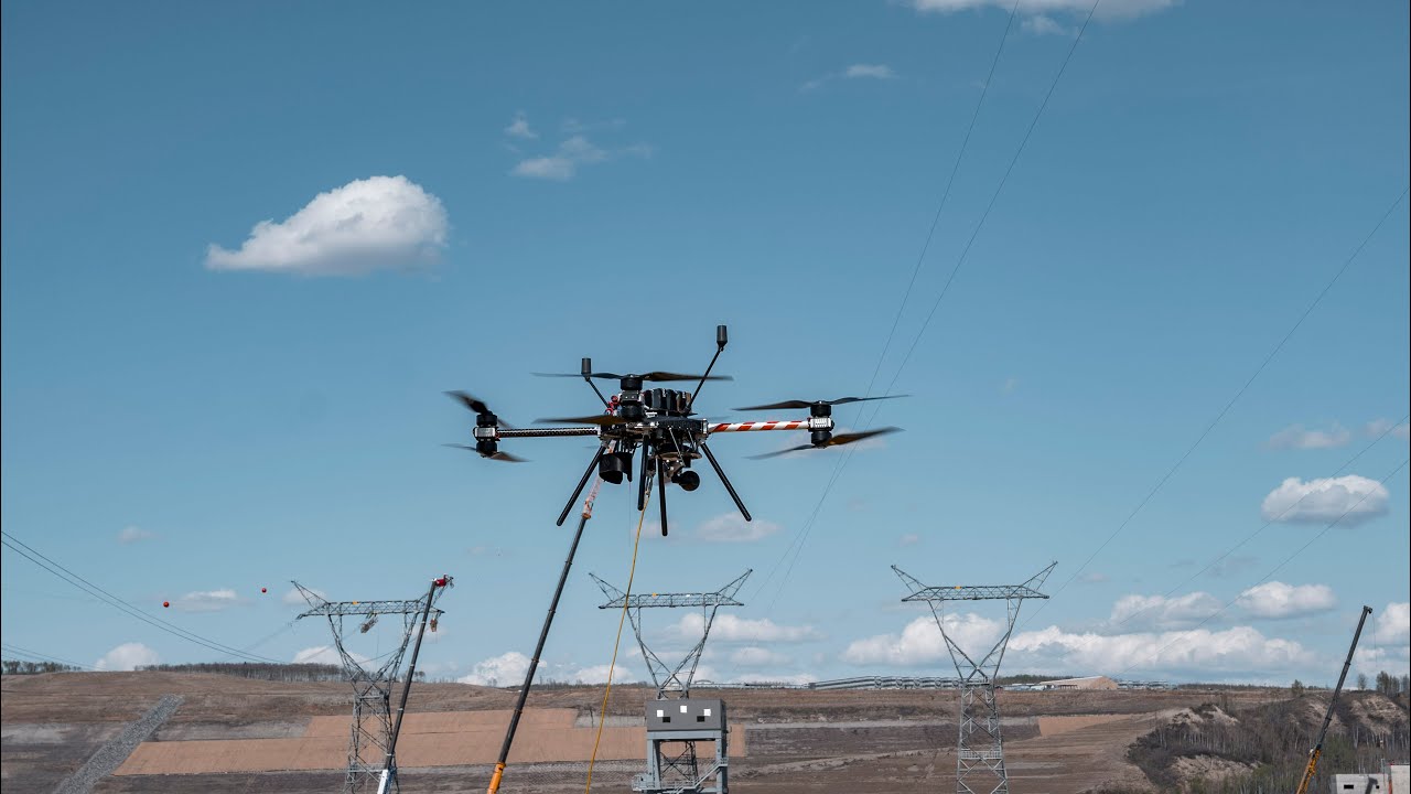 Power to the People - 3 x 500kV Drone Stringing at Site C with ...