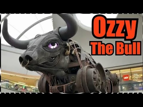 Birmingham New Street train station Raging Bull Ozzy - YouTube