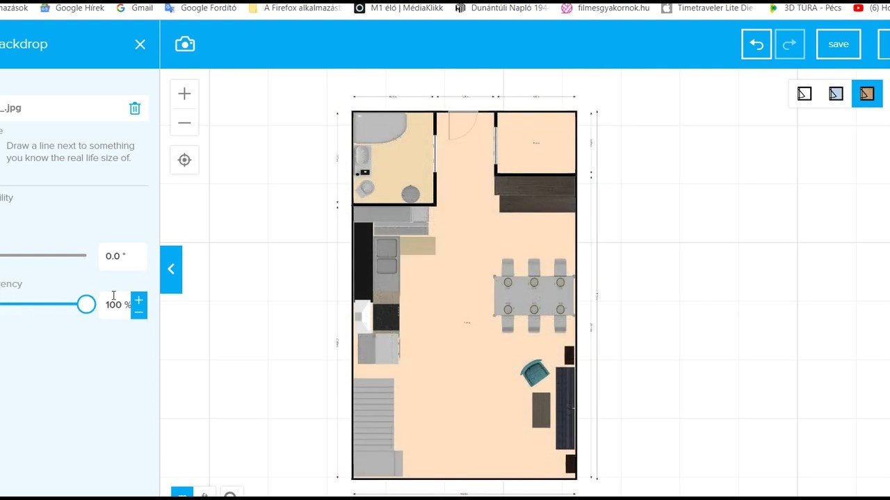 Floorplanner - alaprajz tervezés II - YouTube
