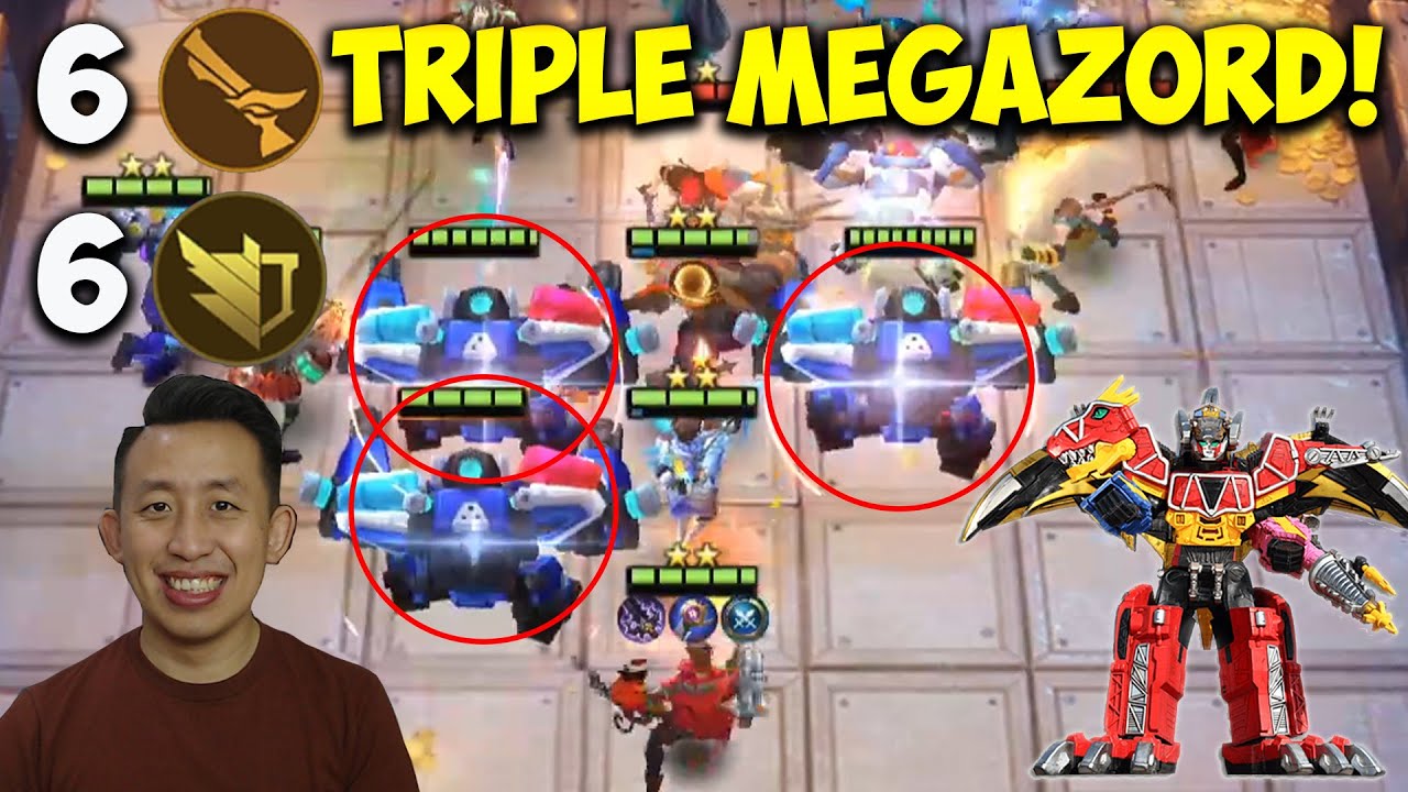 TERNAK MEGAZORD! KOMBO TERBARU POWER RANGERS DI MAGIC CHESS! - YouTube