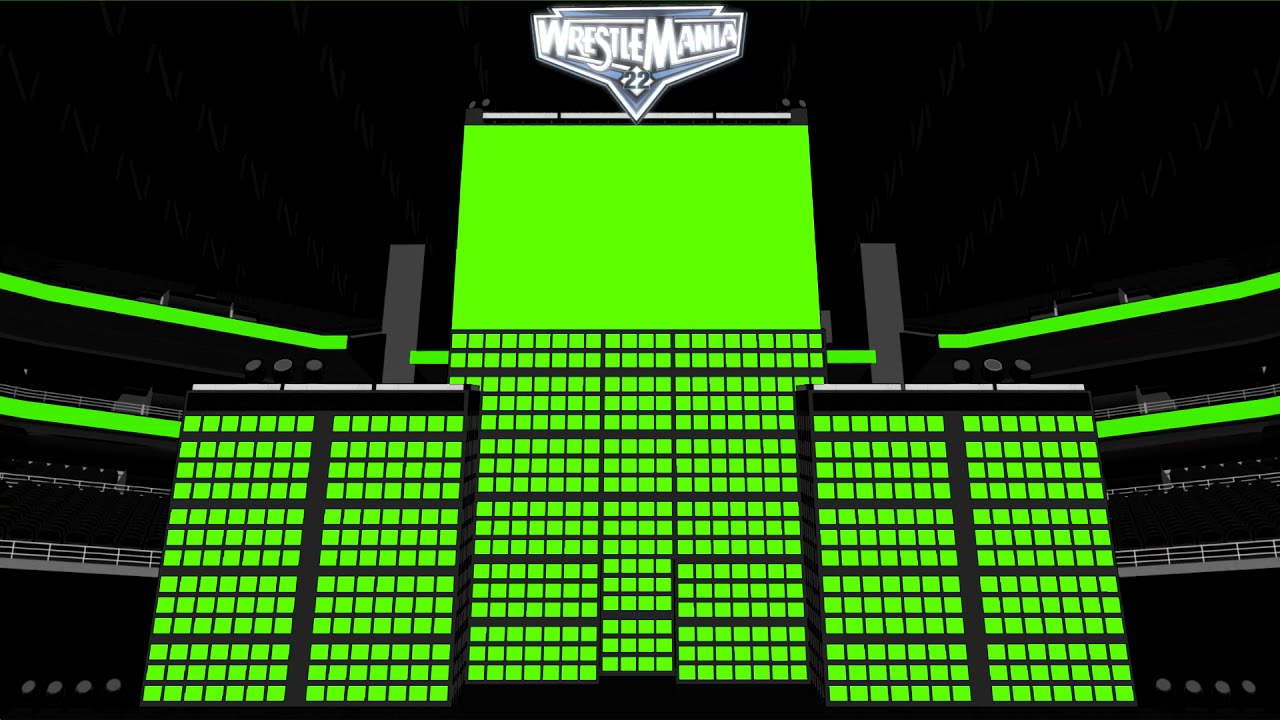 WWE WRESTLEMANIA 22 FIGURE STAGE TEMPLATE LAYERS PACK - YouTube