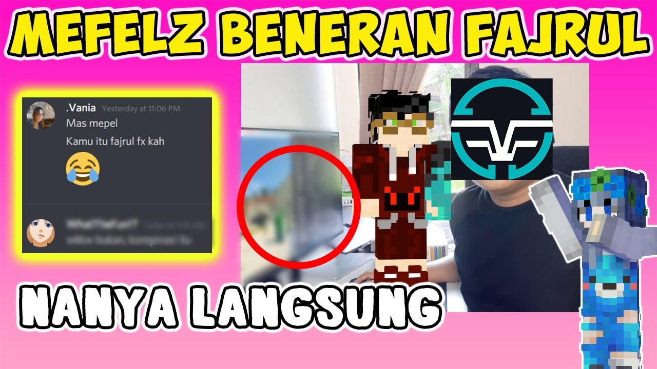 TERNYATA @Mefelz BENERAN @FajrulFx ? NANYA LANGSUNG KE MEFELZNYA ...