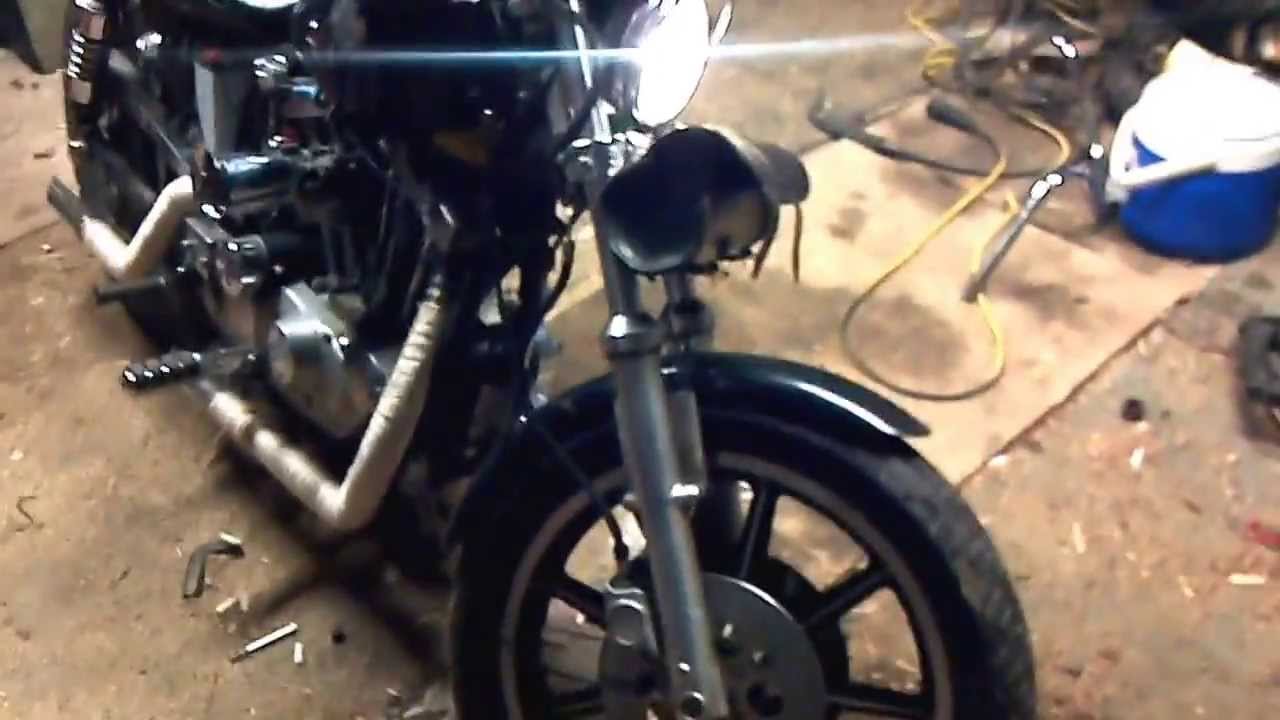 79 harley sportster 1000 - YouTube