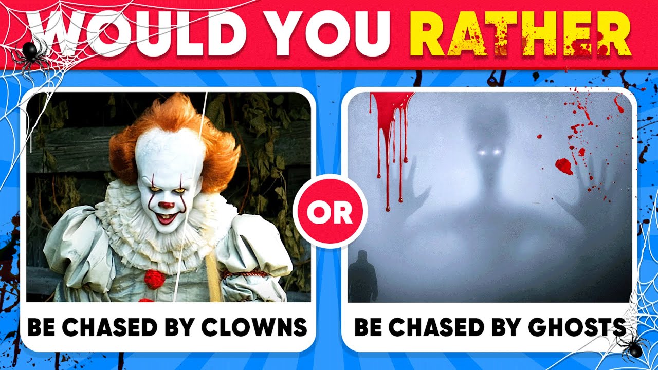Would You Rather… FEAR Edition 😱🎃 Halloween Quiz - YouTube
