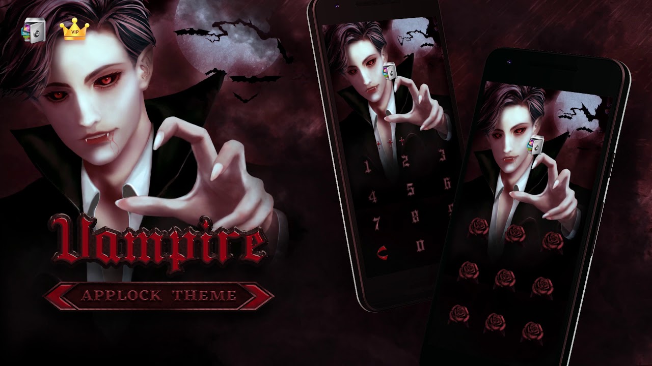 AppLock Live & Paid Theme Vampire - YouTube