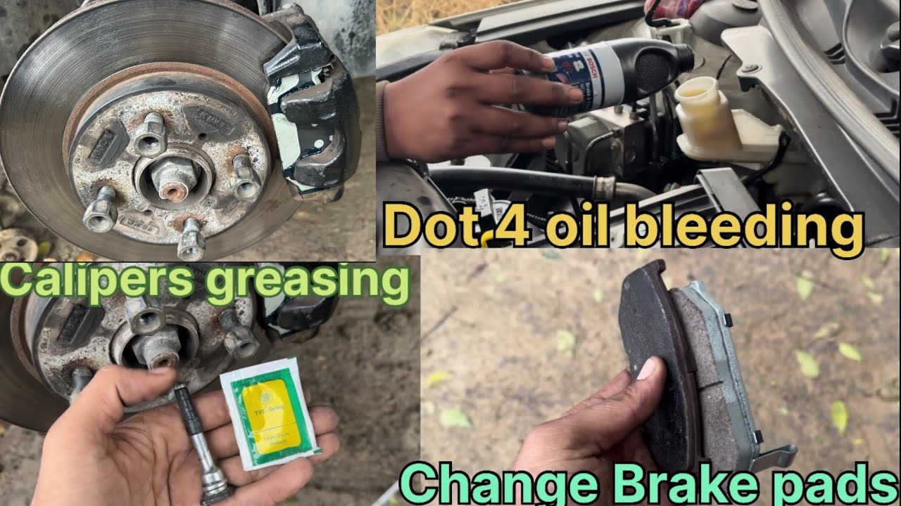 Full Brake Service | Disc Brake & Clutch Oil Change | Dot 4 Oil ...