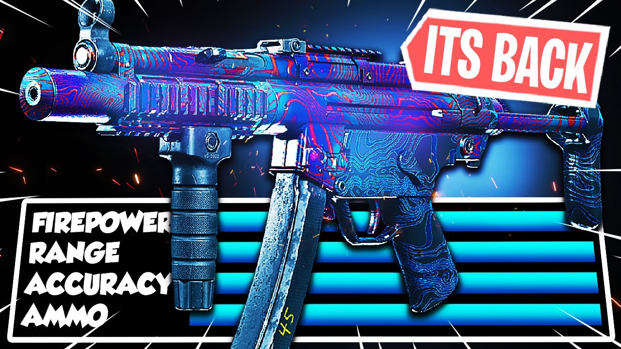 ITS BACK!! The BEST MW "MP5" Class Setup Warzone! The Best MW MP5 ...