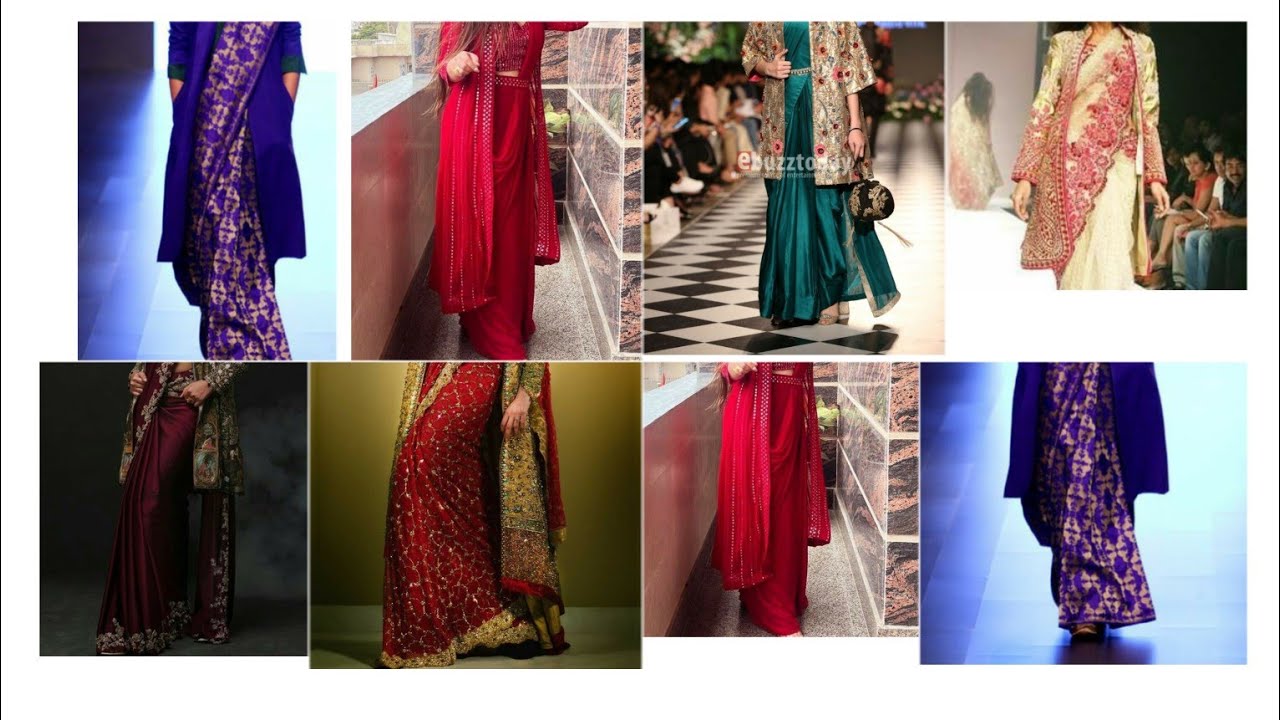 Trendy😍30+ shrugs with saree beautiful shrugs saree collection 2024 ...