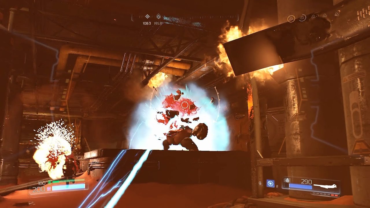 Doom 2016 Hurt Me Plenty 100% Playthrough Mission 07 Argent Facility ...