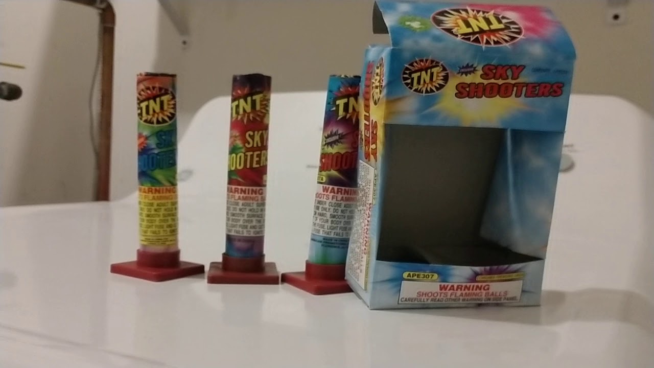 Sky Shooters from TNT Fireworks - YouTube