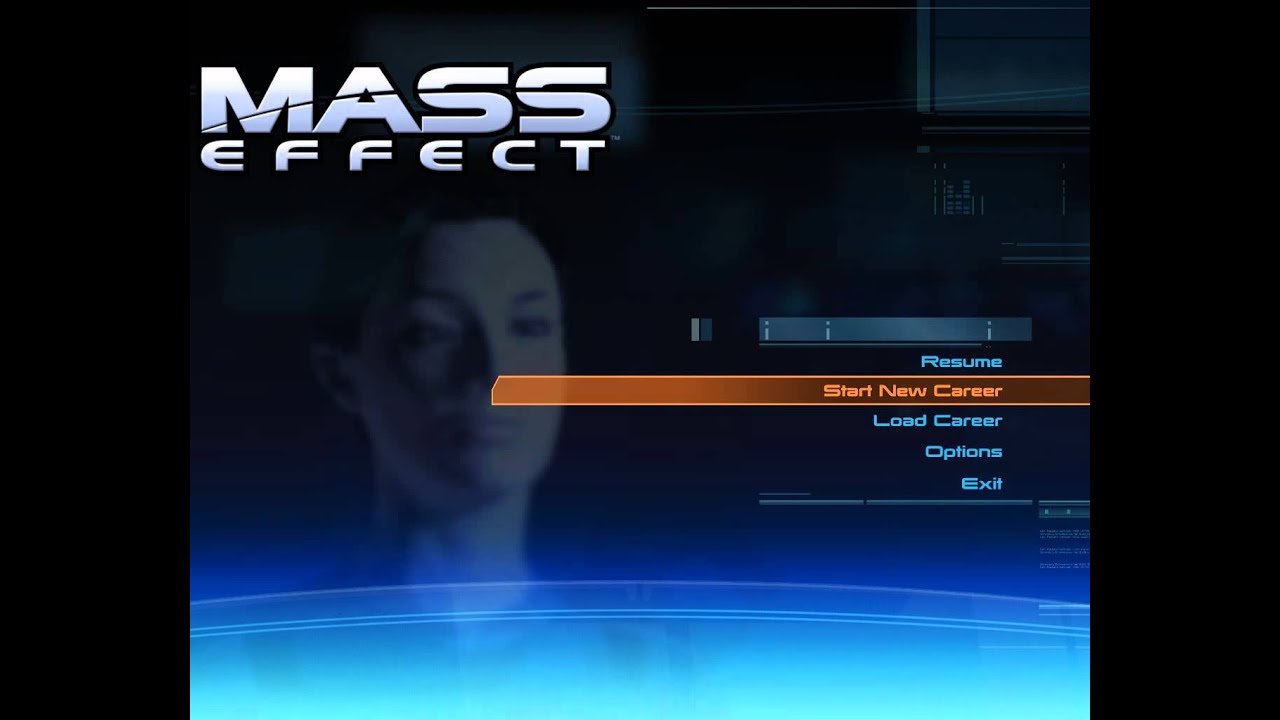 Mass Effect title / intro / main menu 15-minute loop - YouTube
