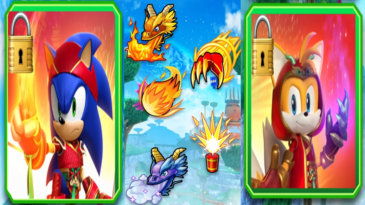 Sonic Forces Speed Battle: Dragonfire Sonic & Dragonclaw Tails New ...