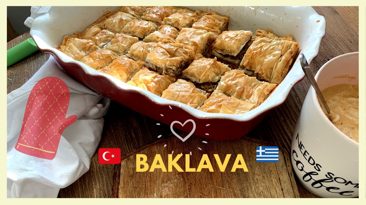 POSTRE GRIEGO PARA EL CAFE (BAKLAVA) - YouTube