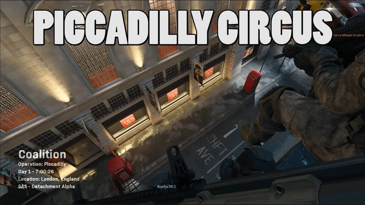 Piccadilly Circus gameplay - Call of Duty Modern Warfare - YouTube