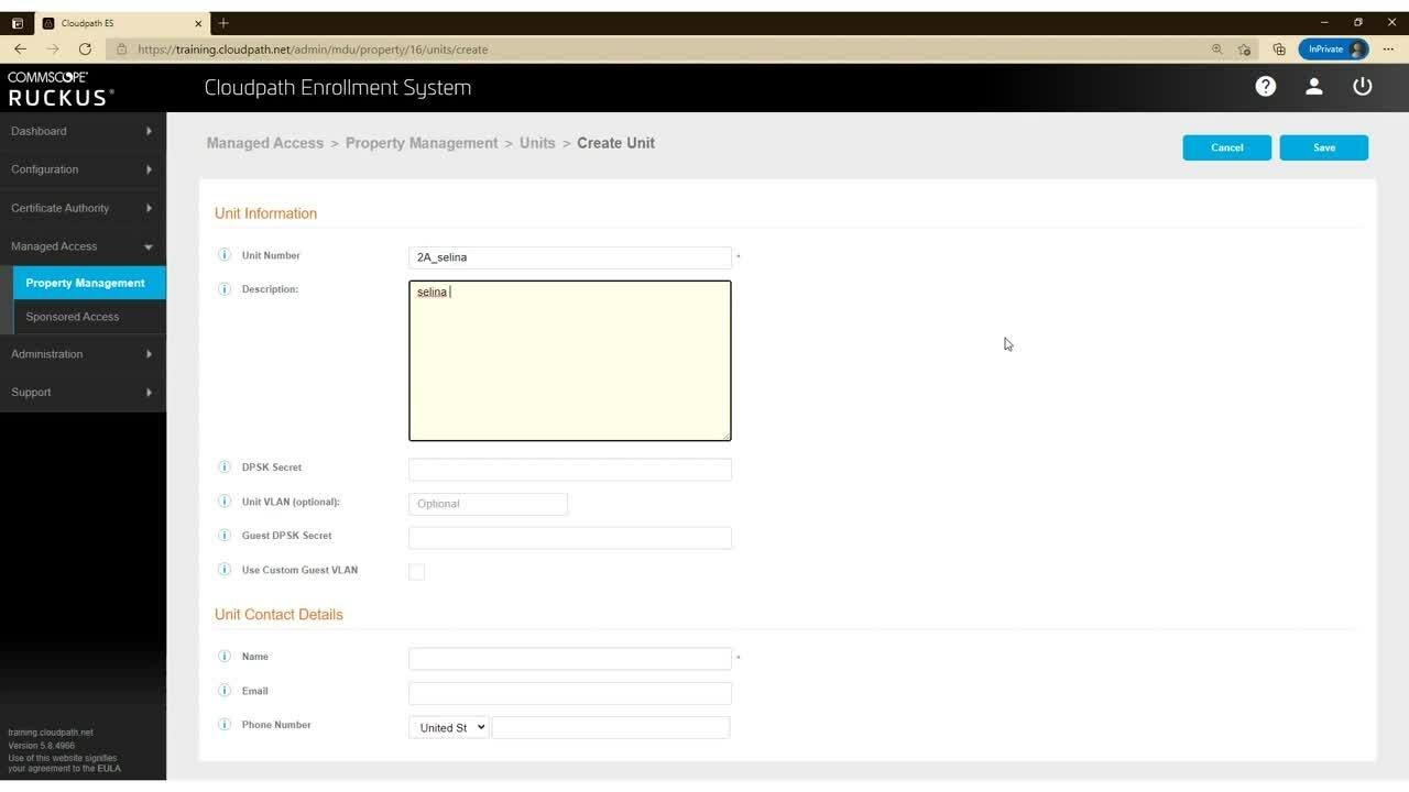 Cloudpath Enrollment System—MDU Tenant Portal (Part 2) - YouTube