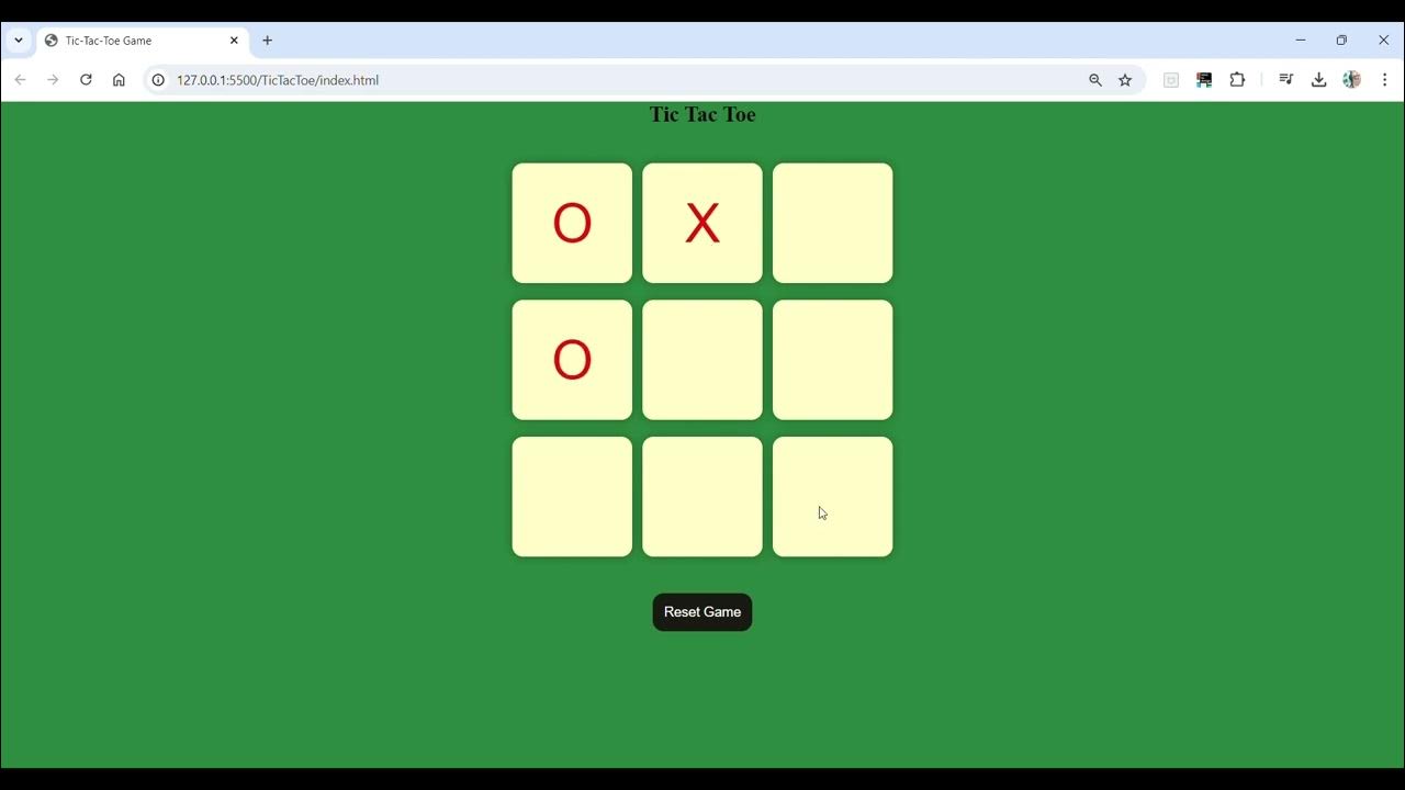 Tic Tac Toe Game Project ||College Project||School Project|| Project ...