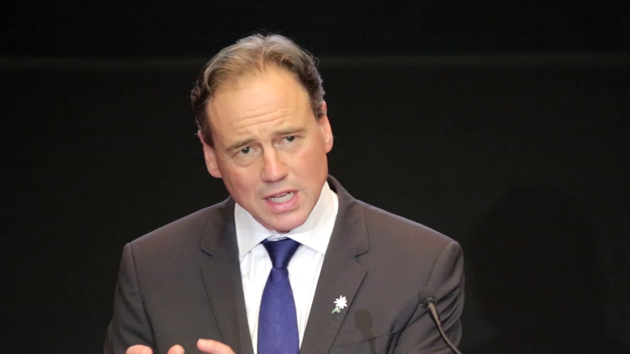 The Hon Greg Hunt MP at the 2017 Parliamentary Advocacy Day - YouTube