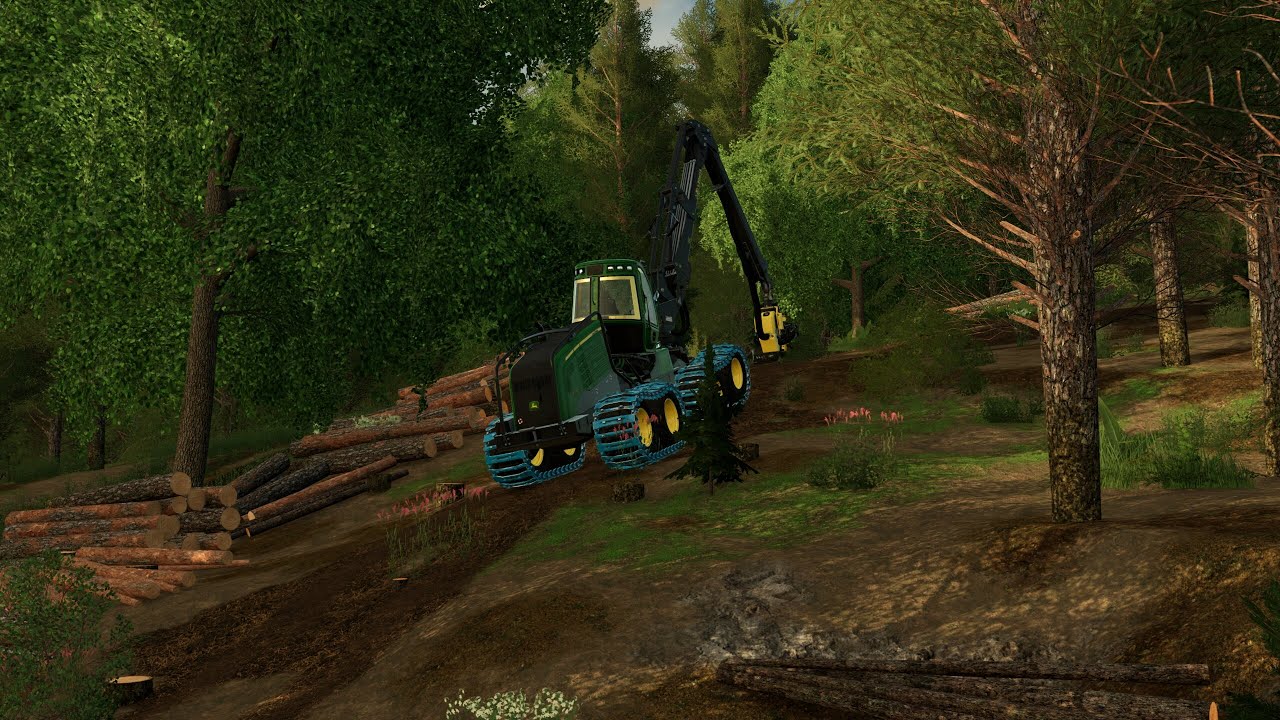 New area, new toys | EP. 8 | Fs22 timelapse | Forestry in Eledan - YouTube