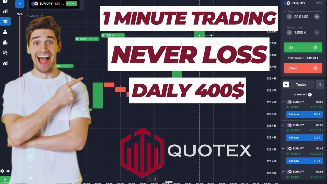 How To Trade in Quotex | Quotex Best Winning Strategy | 1 Minute ...