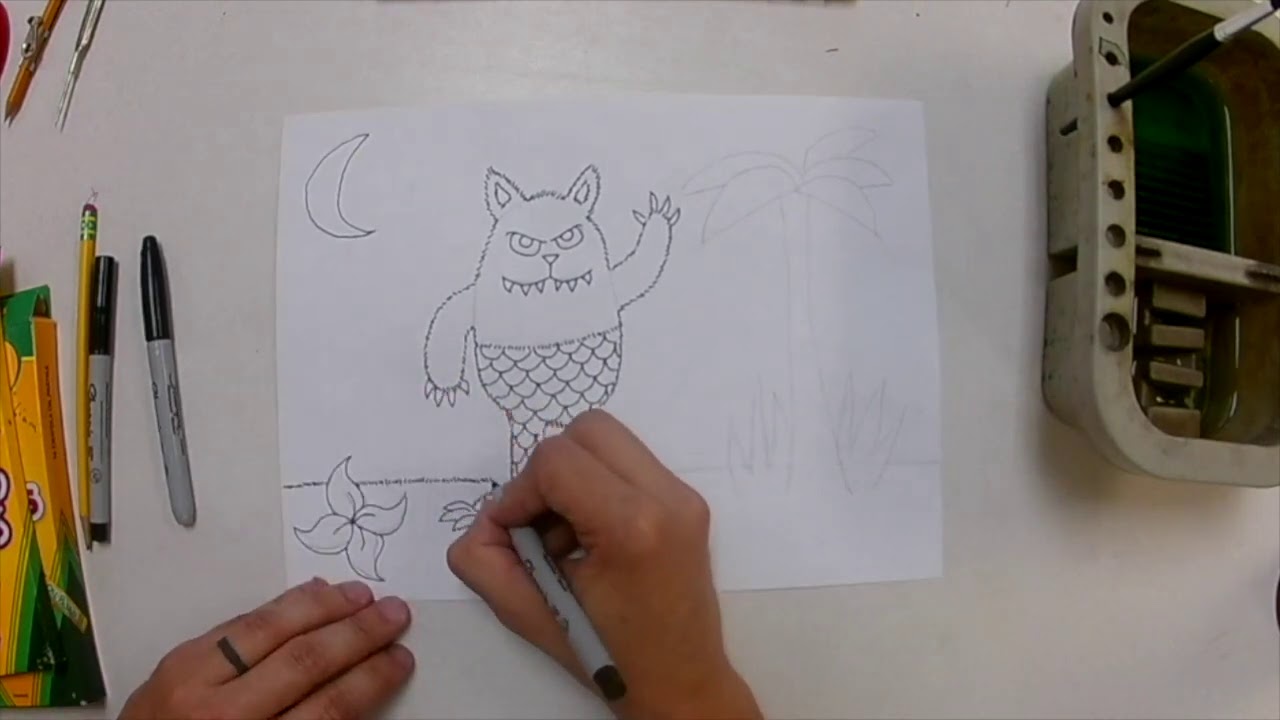 Drawing with Trowbro: How to Draw Where the Wild Things Are (2nd Grade ...