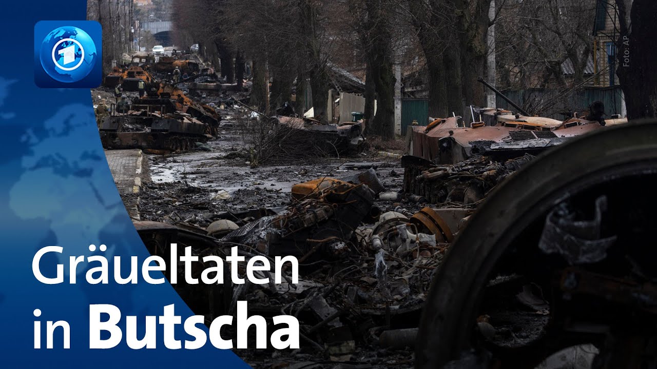 Butscha: Internationale Reaktionen auf Leichenfunde - YouTube
