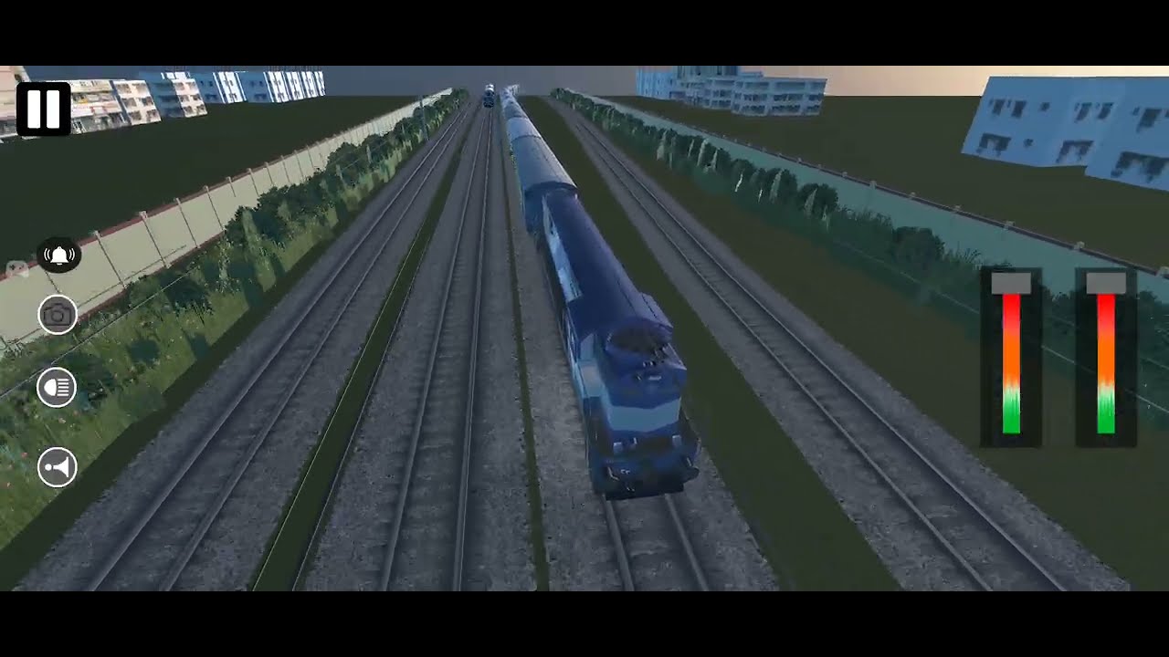 railroad crossing train tracks - YouTube