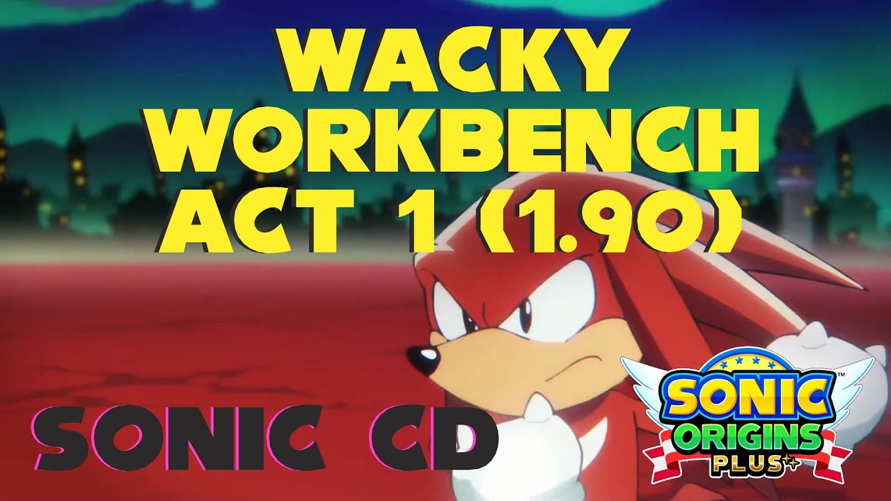 [WR] Sonic Origins - Sonic CD Knuckles Wacky Workbench 1 (1.90) - YouTube