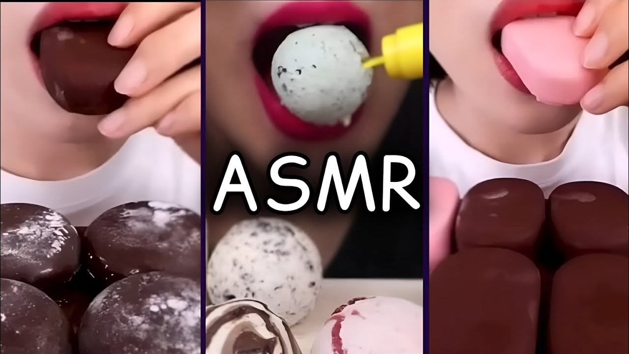 [ASMR] Ice Cream, Ice Cream Mochi ASMR MUKBANG | ASMR Sounds 🍓 - YouTube