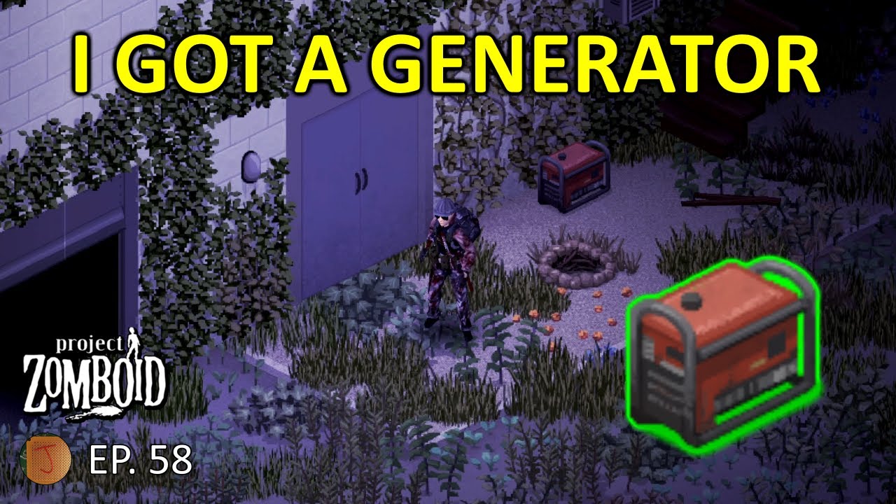 I Got A GENERATOR - Project Zomboid - Episode 58 - YouTube
