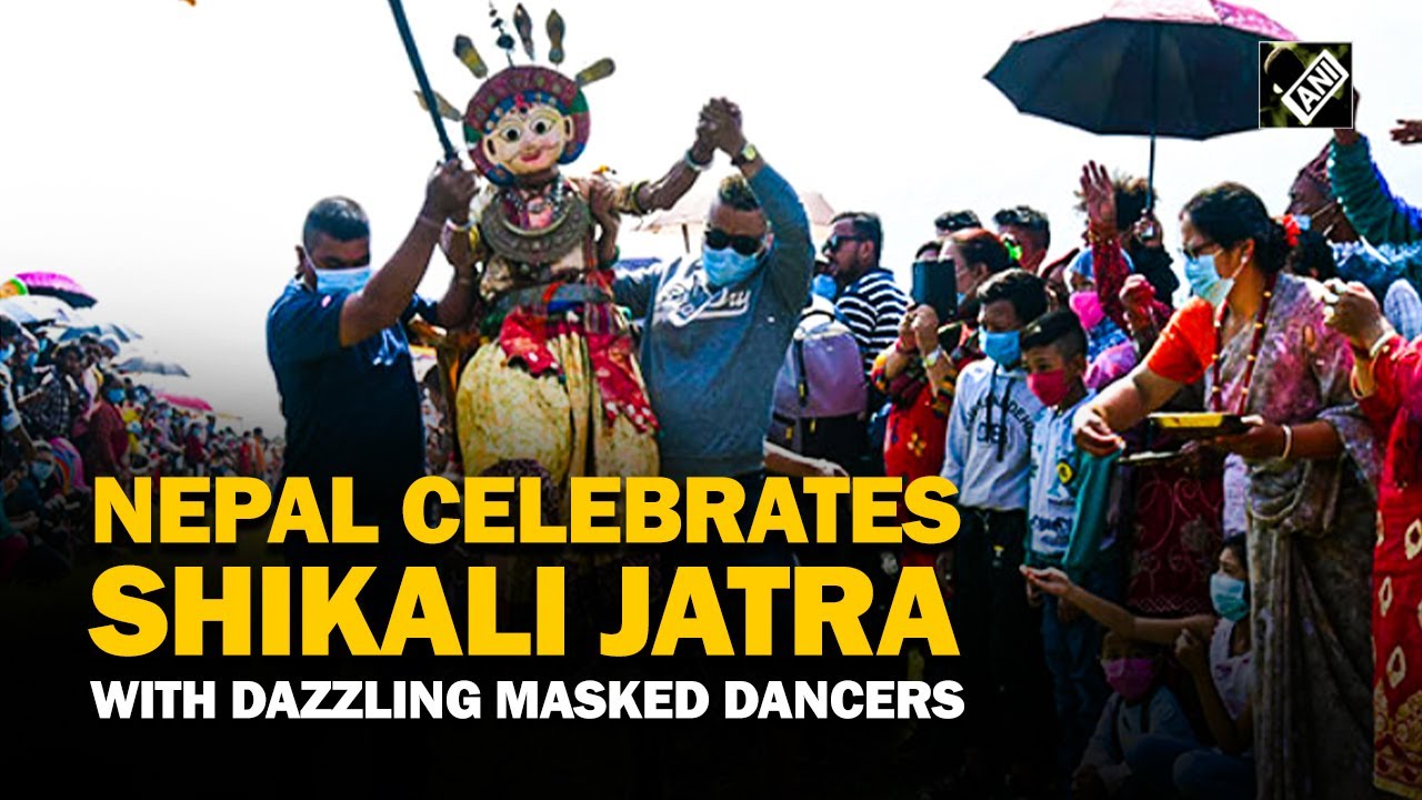 Nepali Medieval town celebrates traditional “Shikali Jatra” procession ...
