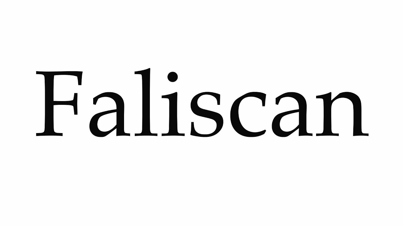 How to Pronounce Faliscan - YouTube
