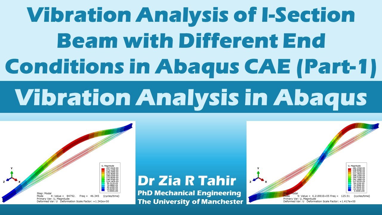 Vibration Analysis of I-Section Beam with Different End Conditions in ...