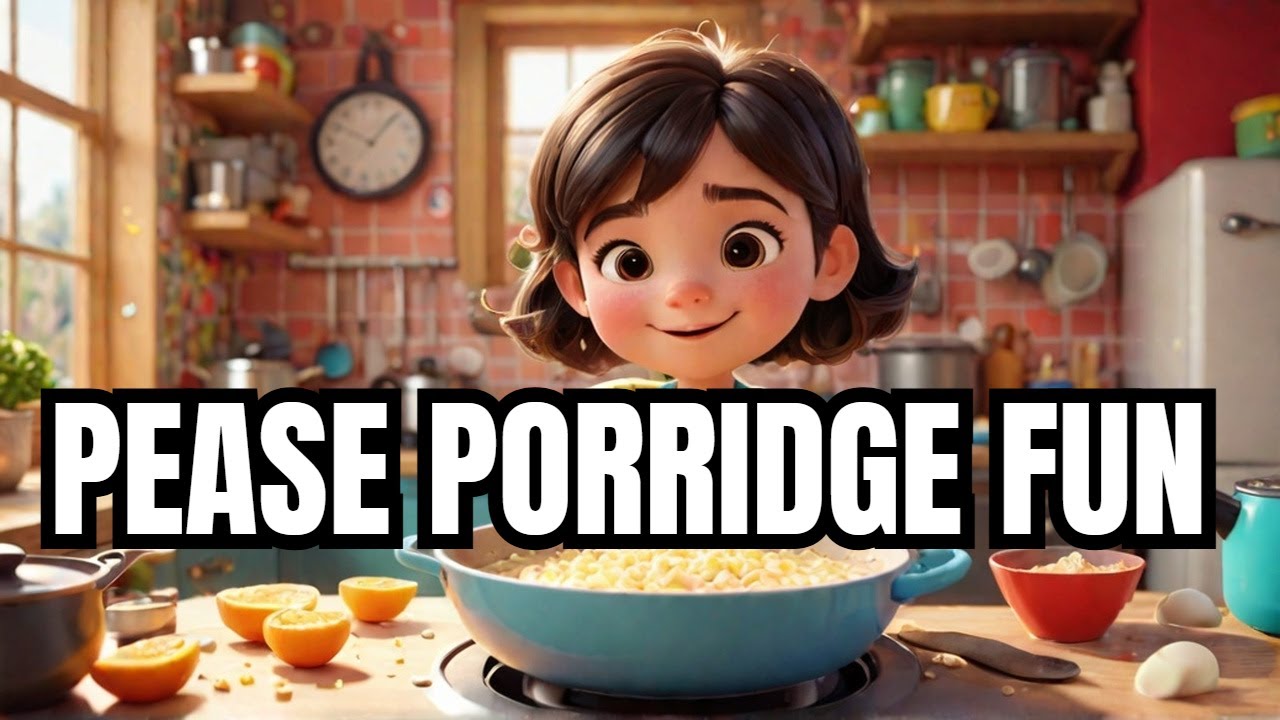 Pease Porridge Hot 🍲 | Nursery Rhyme for Kids | Sing Along & Learn ...