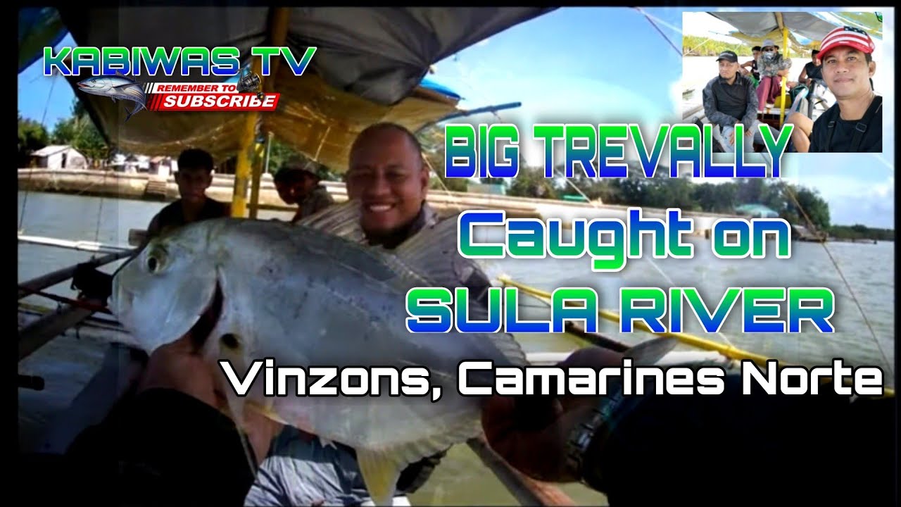 Big Trevally caught on Sula River, Vinzons Camarines Norte. - YouTube