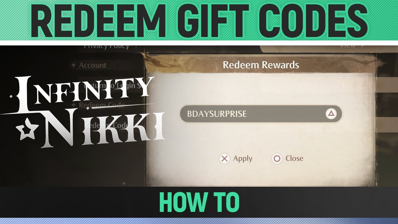 Infinity Nikki - How to Redeem Gift Codes - YouTube