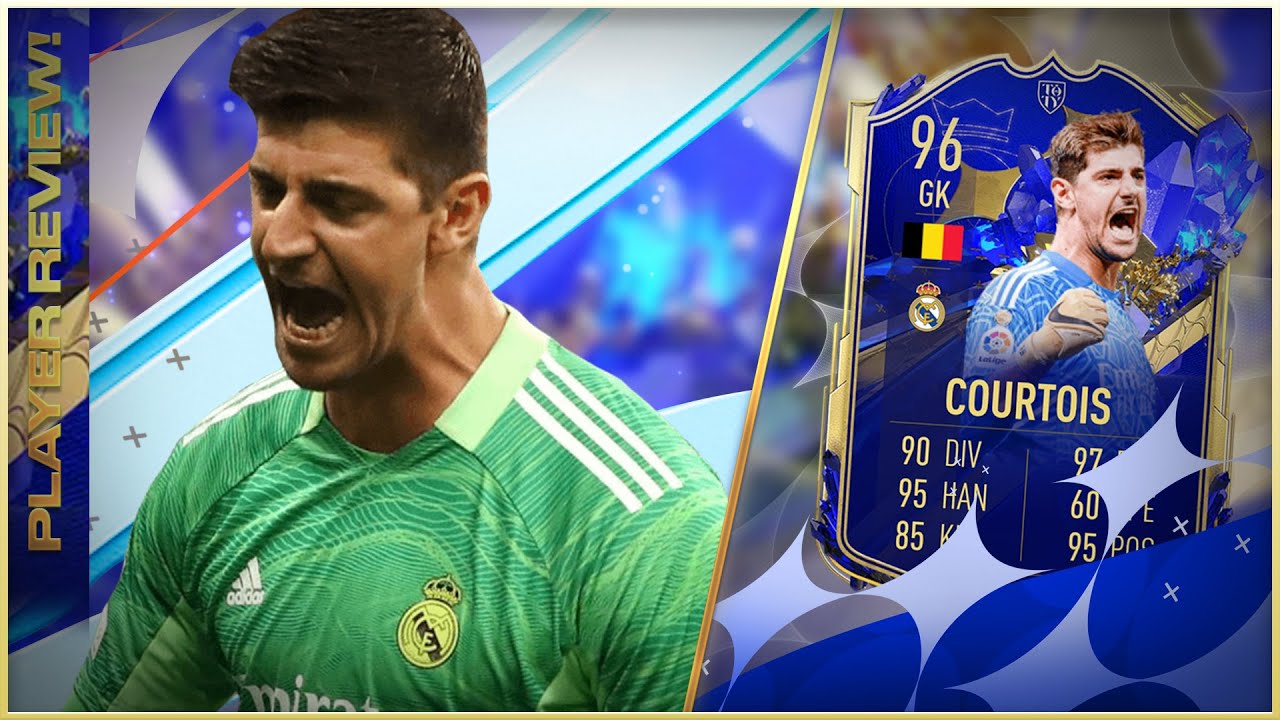 TOTY ICON 96 RATED THIBAUT COURTOIS PLAYER REVIEW - FIFA 23 ULTIMATE ...