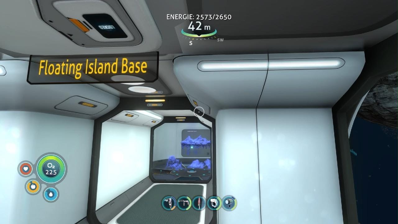 Floating Island Base Subnautica - YouTube