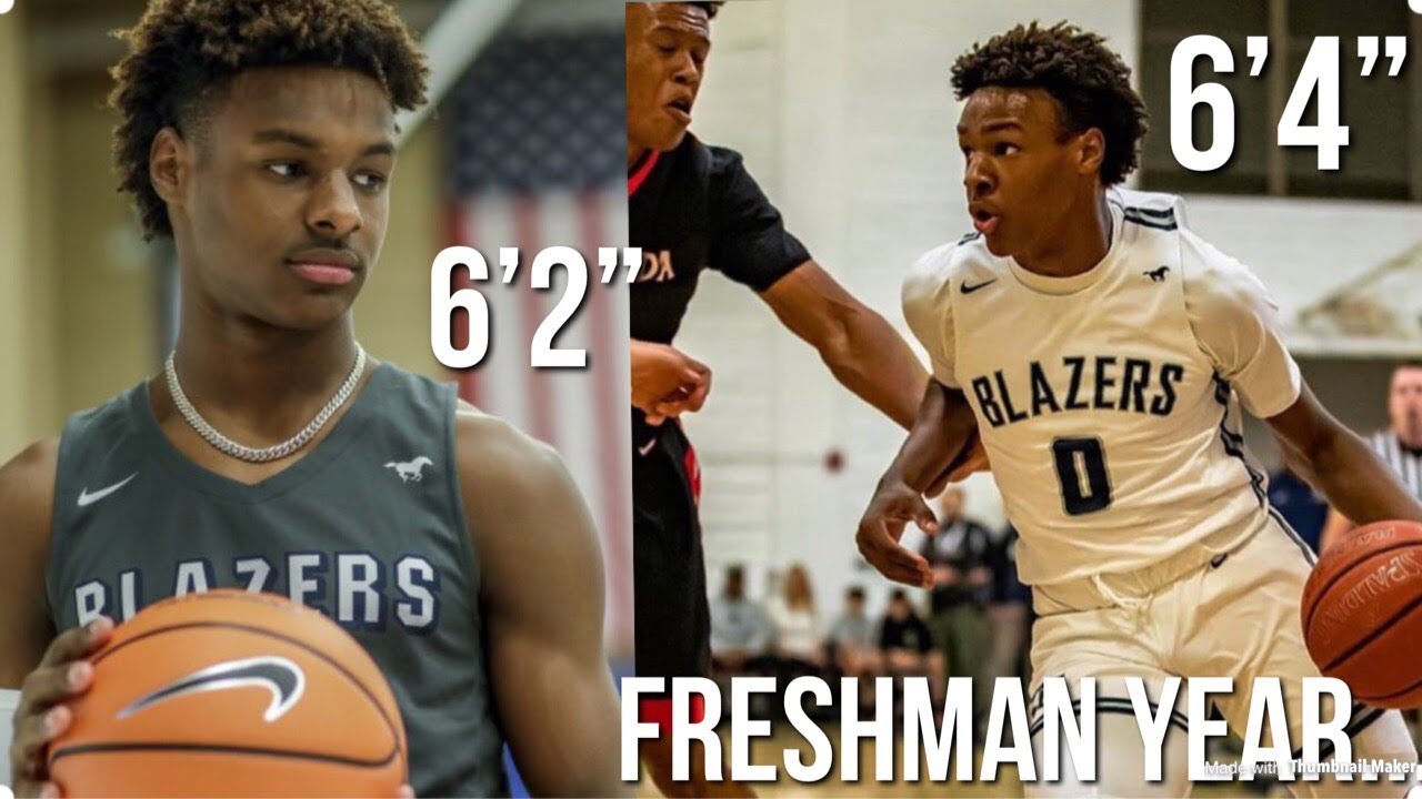 Bronny James INSANE! Freshman Year Growth MONTAGE At Sierra Canyon ...
