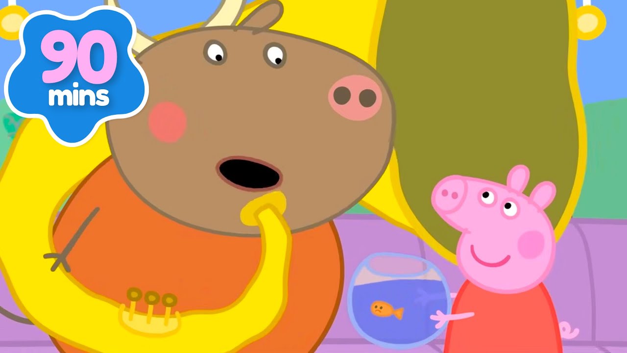 Peppa Pigs Epic Adventure With A Gold Fish | Cartoons For Kids | Fun ...