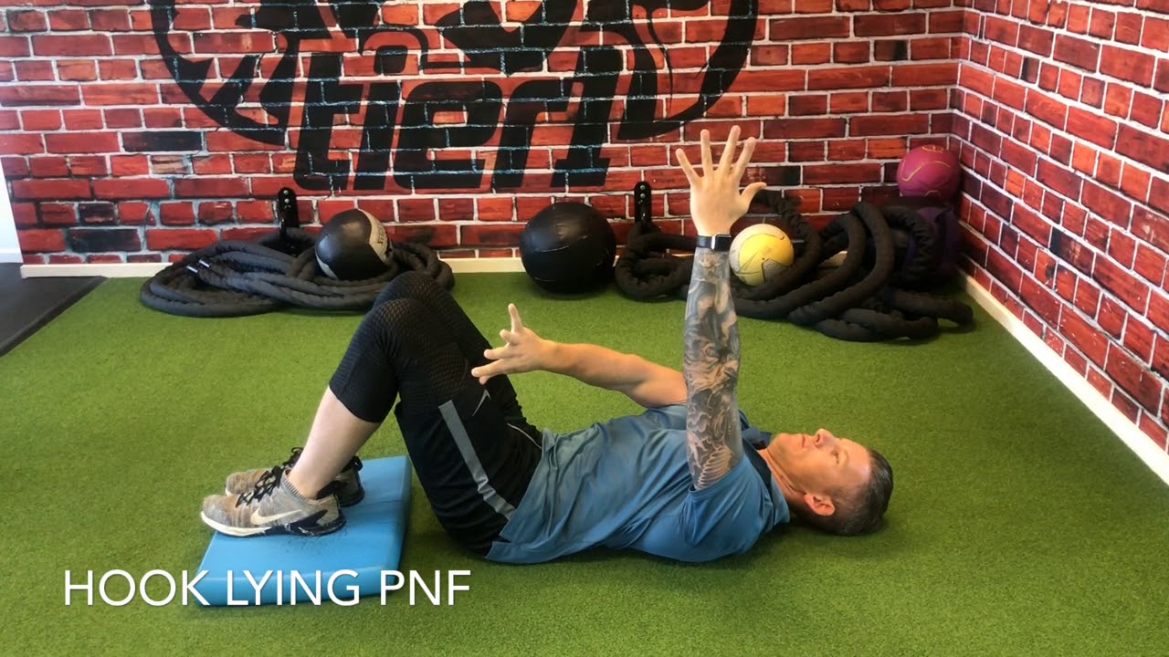 Hook lying PNF - YouTube