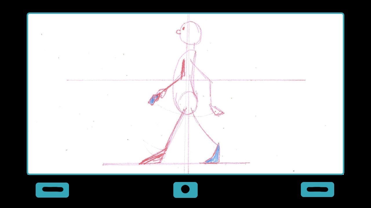 human walk cycle - YouTube
